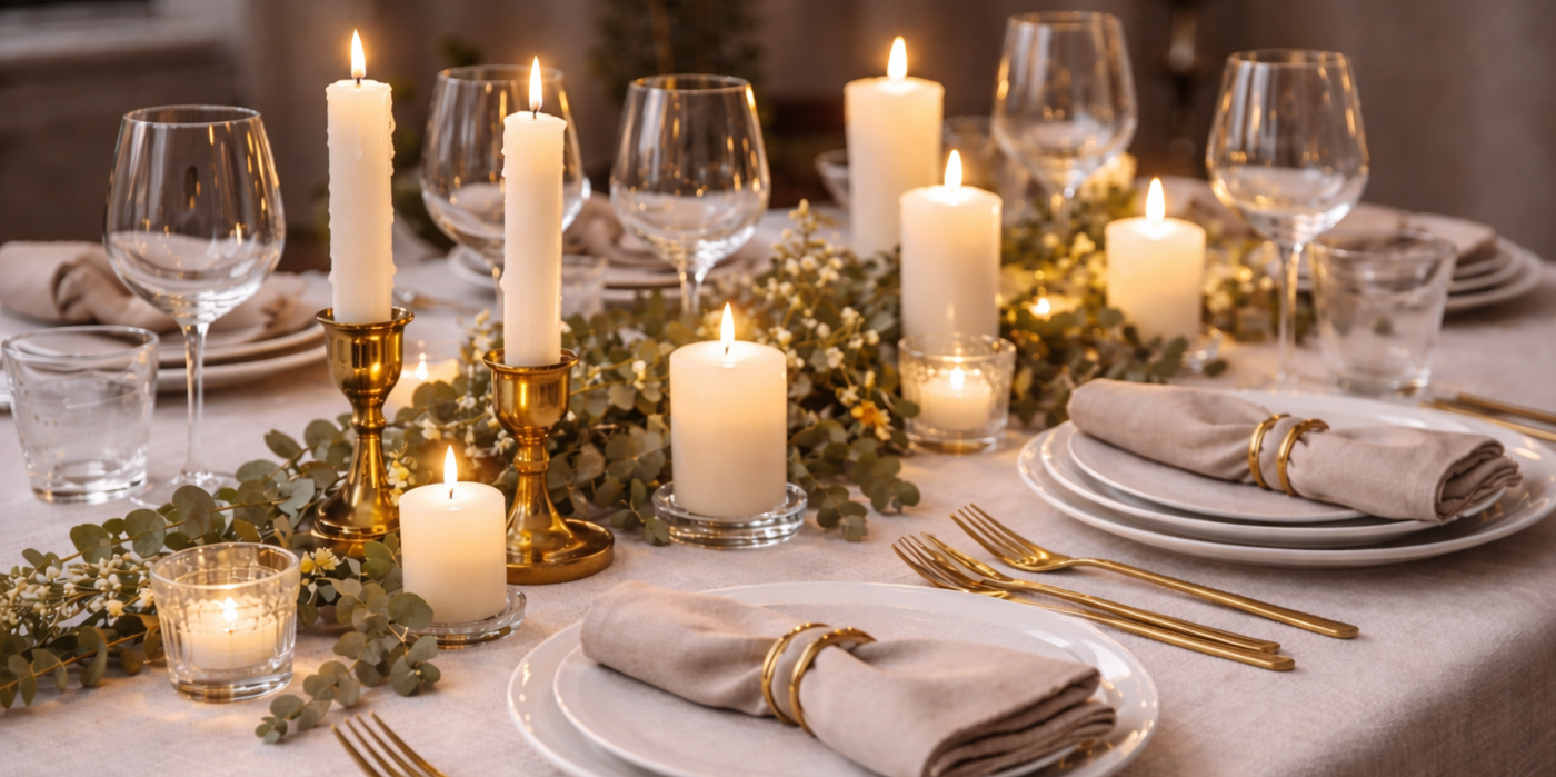 Fjern stearin fra dug - 4 enkle tips! – Dorre Home